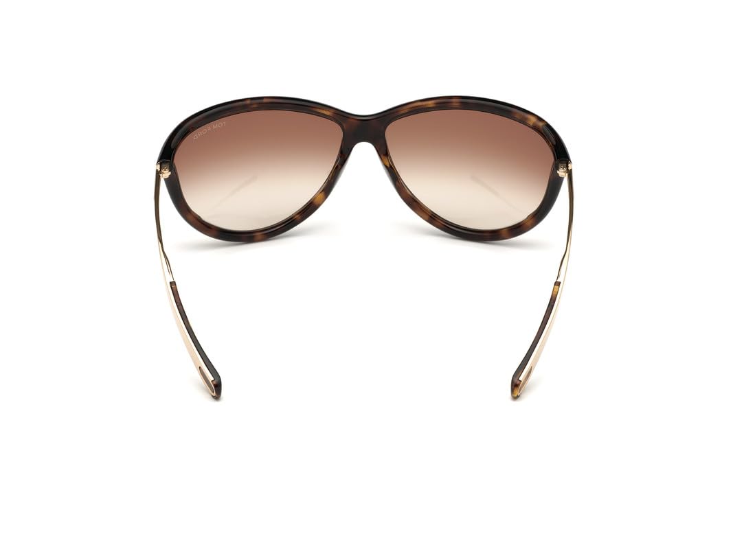 Tom Ford sunglasses Tammy (FT-0770-S 52F) Dark Havana - Rose gold - Brown Gradient lenses