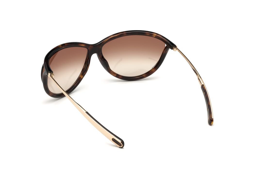 Tom Ford sunglasses Tammy (FT-0770-S 52F) Dark Havana - Rose gold - Brown Gradient lenses