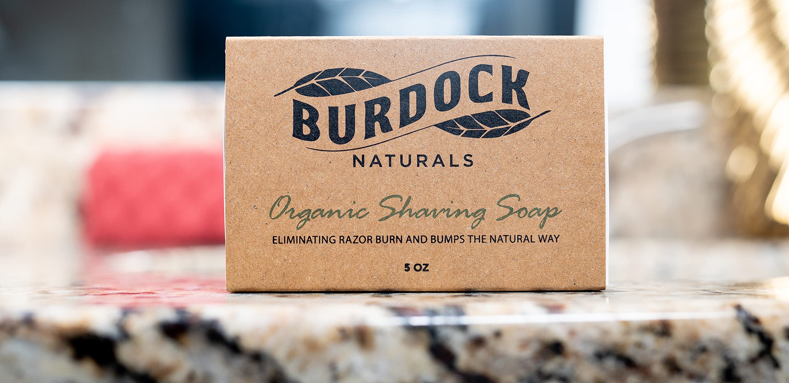 Burdock Naturals Organic Shaving Soap - All natural Shaving cream for razor burn and bumps