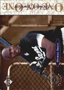 1995 upper deck minors michael jordan one on one #5 michael jordan overall skills baseball trading card