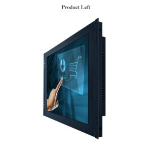 iChawk 12.1'' inch PC Monitor 1024x768 4:3 DVI VGA USB Metal Shell Embedded & Open Frame & Wall-Mounted Four-Wire Resistive Touch LCD Screen Display for Medical Industrial Equipment K121MT-DUV2