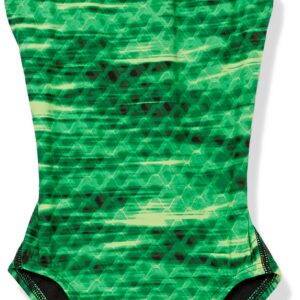 TYR womens Castaway Maxfit Swimsuit, Green, 32 US