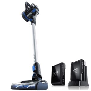 hoover onepwr blade+ cordless stick vacuum cleaner with extra battery, lightweight, bh53310e, silver