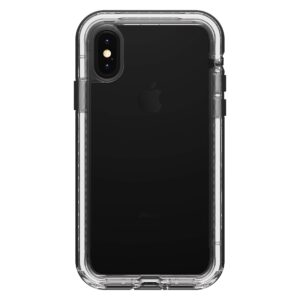 LifeProof Next Series Case for iPhone Xs & iPhone X - Non-Retail Packaging - Black Crystal