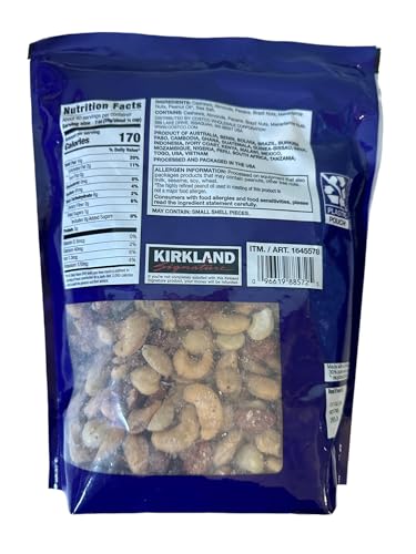 Kirkland Signature Extra Fancy Salted Mixed Nuts 2.5 lb (Pack of 4)