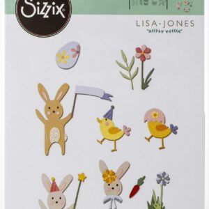 Sizzix Thinlits Die Set 23 Pack Easter Celebration by Lisa Jones, Multicolor