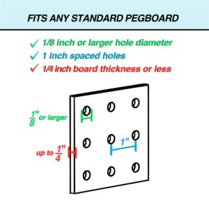 Right Arrange Pegboard Bins – 18 Pack Black - Hooks to Any Peg Board - Organize Hardware, Accessories, Attachments, Workbench, Garage Storage, Craft Room, Tool Shed, Hobby Supplies, Small Parts