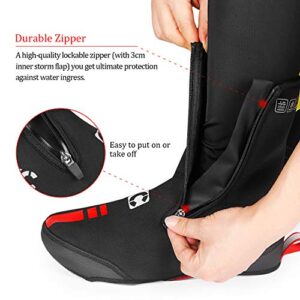 CXWXC Cycling Shoe Covers Neoprene Waterproof,Winter Thermal Warm Full Bicycle Overshoes for Men Women,Road Mountain Bike Booties