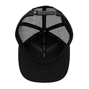 Hurley Men's League Dri-Fit Snapback Baseball Cap, Black, One Size