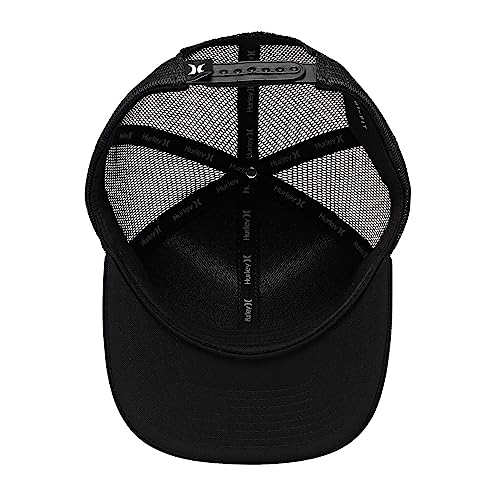 Hurley Men's League Dri-Fit Snapback Baseball Cap, Black, One Size