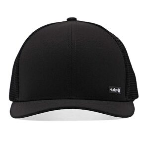 Hurley Men's League Dri-Fit Snapback Baseball Cap, Black, One Size