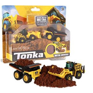 Tonka - Metal Movers Combo Pack - Mighty Dump Truck & Front Loader