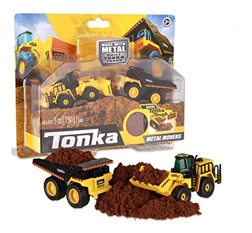 Tonka - Metal Movers Combo Pack - Mighty Dump Truck & Front Loader