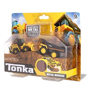 Tonka - Metal Movers Combo Pack - Mighty Dump Truck & Front Loader