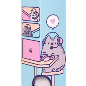 Official Pusheen Mouse Pad XXL - Desk Pad - 31.5" x 13.78" Non-Slip Rubber Base Mouse Mat, Gaming Mouse Pad, Keyboard Mouse Mat, Kawaii Mouse Pad