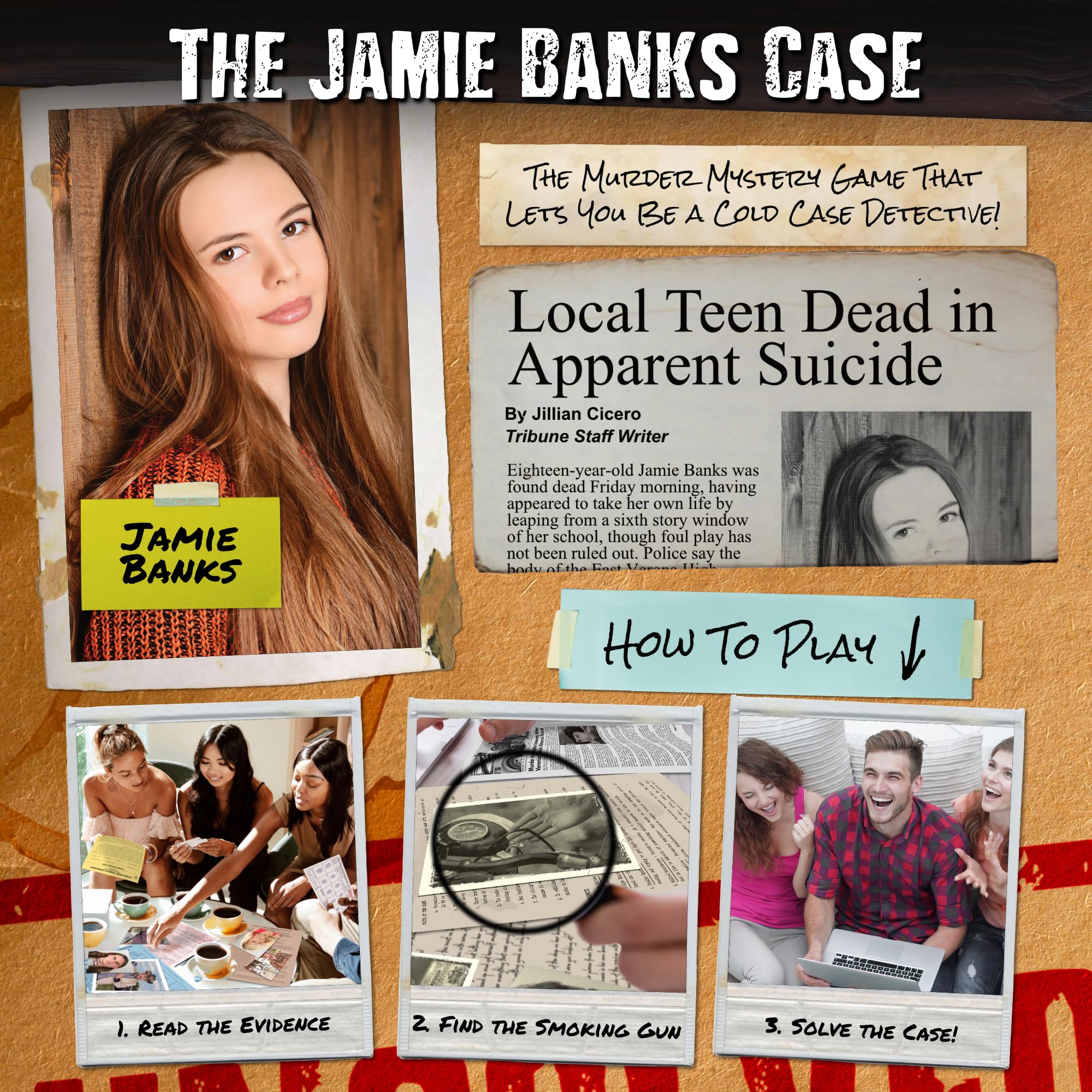 Unsolved Case Files | Banks, Jamie - Cold Case Murder Mystery Game | Can You Solve The Crime?