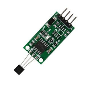 RS485 TTL DS18B20 Temperature Sensor Module Programmable Remote Control PLC RTU Serial Port Remote Acquisition Module (5V TTL with sensor)