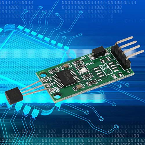 RS485 TTL DS18B20 Temperature Sensor Module Programmable Remote Control PLC RTU Serial Port Remote Acquisition Module (5V TTL with sensor)