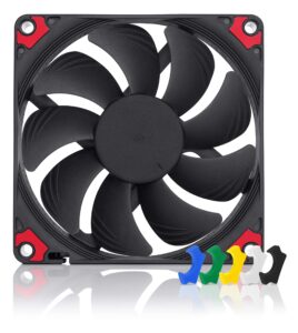 noctua nf-a9x14 hs-pwm chromax.black.swap, premium quiet slim fan, 4-pin (92x14mm, black)