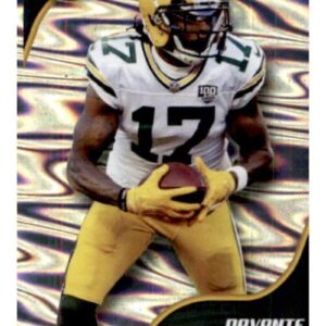 2019 Panini NFL Stickers Football #384 Davante Adams Green Bay Packers Official Sticker Collection Collectible (paper thin and small size)