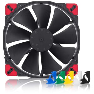 Noctua NF-A20 PWM chromax.Black.swap, Premium Quiet Fan, 4-Pin (200x30mm, Black) For Desktop