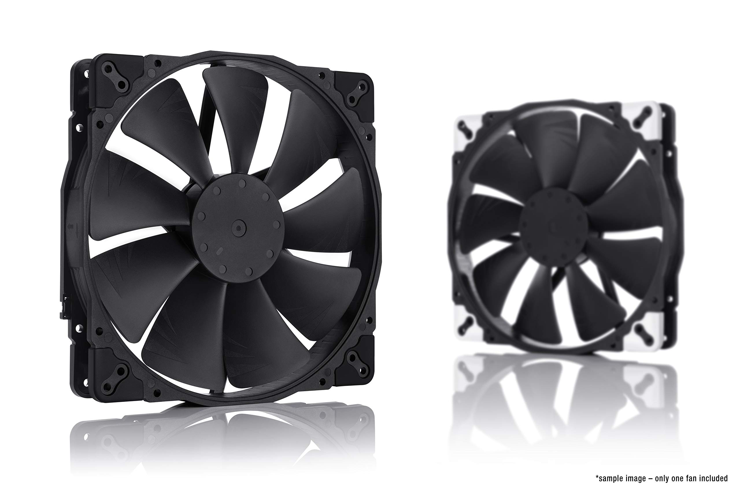 Noctua NF-A20 PWM chromax.Black.swap, Premium Quiet Fan, 4-Pin (200x30mm, Black) For Desktop