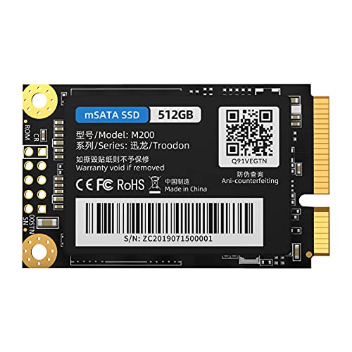 ORICO M200 3D NAND SSD Hard Solid Drive- mSATA - SATA III - 6Gbps-512GB Internal Solid State Drive for Desktop Laptop