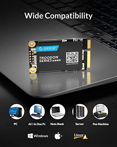 ORICO M200 3D NAND SSD Hard Solid Drive- mSATA - SATA III - 6Gbps-512GB Internal Solid State Drive for Desktop Laptop