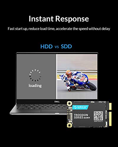 ORICO M200 3D NAND SSD Hard Solid Drive- mSATA - SATA III - 6Gbps-512GB Internal Solid State Drive for Desktop Laptop