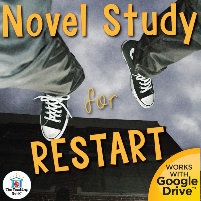 Novel Study Book Unit for Restart by Gordon Korman Printable or for Google Drive™ or Google Classroom™