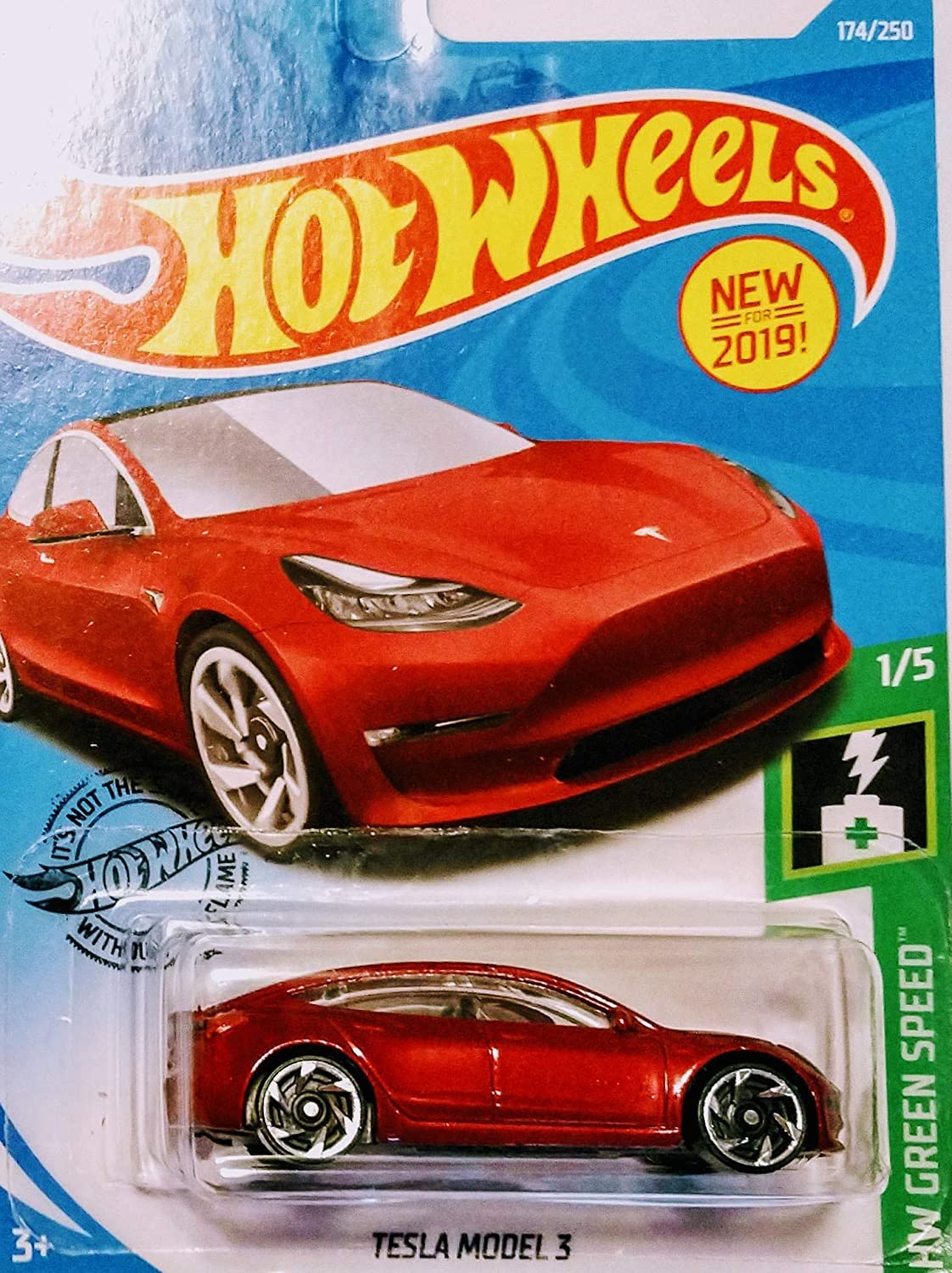 Hot Wheels Tesla 5 Car Bundle Set