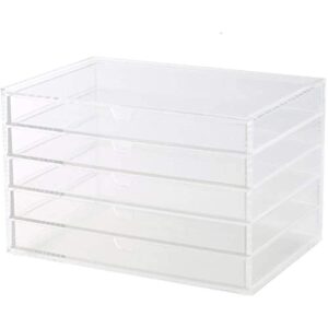 muji e14a449 storage box, large, transparent