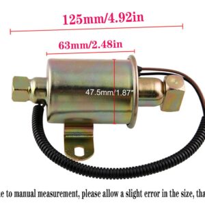 A047N929 Fuel Pump,A029F887 Electric Fuel Pump Replace Airtex E11015 149-2620 Compatible with Cummins Onan 5500 5.5KW Gas Generator Marquis Gold Rialta RV 5500 EVAP Motor Set