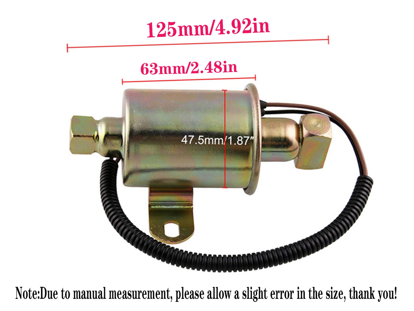 A047N929 Fuel Pump,A029F887 Electric Fuel Pump Replace Airtex E11015 149-2620 Compatible with Cummins Onan 5500 5.5KW Gas Generator Marquis Gold Rialta RV 5500 EVAP Motor Set