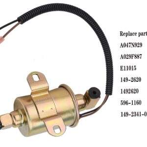 A047N929 Fuel Pump,A029F887 Electric Fuel Pump Replace Airtex E11015 149-2620 Compatible with Cummins Onan 5500 5.5KW Gas Generator Marquis Gold Rialta RV 5500 EVAP Motor Set