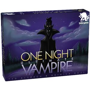 one night ultimate vampire – scary fun party game for kids & families, fast-paced gameplay, engaging social deduction, hidden roles & bluffing