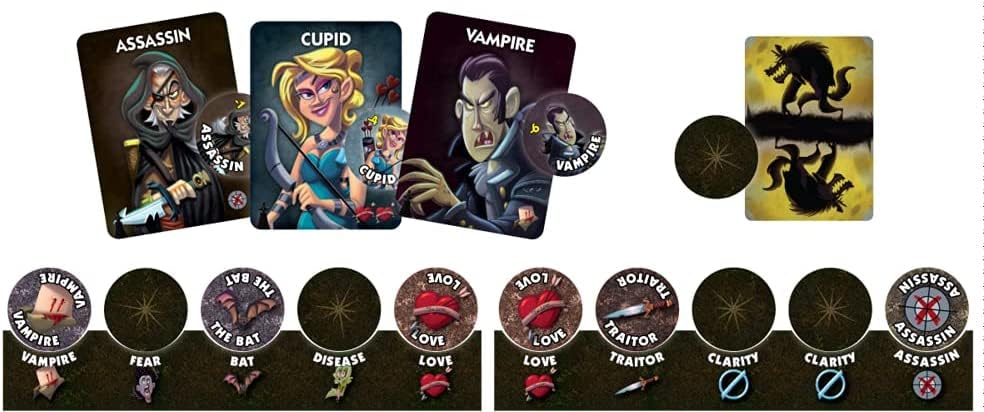 One Night Ultimate Vampire – Scary Fun Party Game for Kids & Families, Fast-Paced Gameplay, Engaging Social Deduction, Hidden Roles & Bluffing