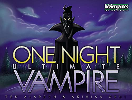 One Night Ultimate Vampire – Scary Fun Party Game for Kids & Families, Fast-Paced Gameplay, Engaging Social Deduction, Hidden Roles & Bluffing