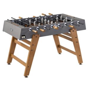 hall of games 56” kinwood foosball gaming table competition size, durable and stylish with tabletop sports soccer balls, perfect for family game rooms