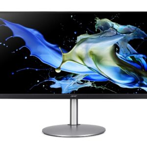 Acer CB342CK smiiphzx 34" UltraWide QHD (3440 x 1440) IPS Zero Frame Monitor with AMD Radeon FREESYNC Technology - HDR Ready, 1ms VRB, 75Hz Refresh, Silver