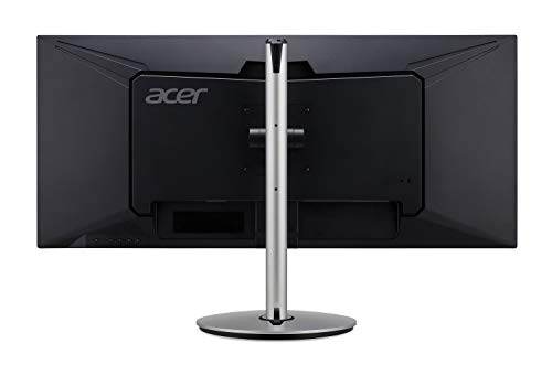 Acer CB342CK smiiphzx 34" UltraWide QHD (3440 x 1440) IPS Zero Frame Monitor with AMD Radeon FREESYNC Technology - HDR Ready, 1ms VRB, 75Hz Refresh, Silver