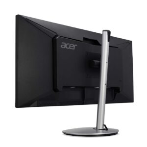 Acer CB342CK smiiphzx 34" UltraWide QHD (3440 x 1440) IPS Zero Frame Monitor with AMD Radeon FREESYNC Technology - HDR Ready, 1ms VRB, 75Hz Refresh, Silver