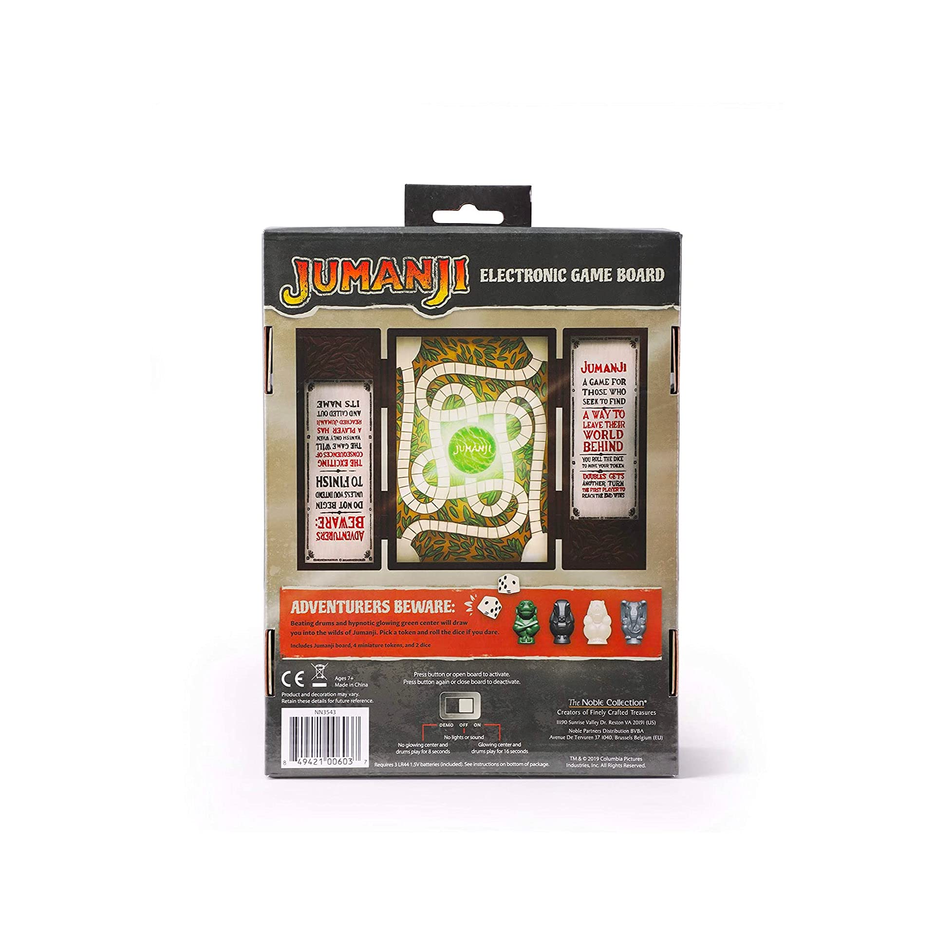 The Noble Collection Jumanji Miniature Electronic Game Board