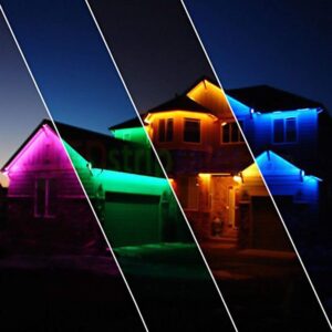 aijiaer LED Strip Lights 16.5Ft/5M RGB SMD 5050 150LEDs Rope Lighting Color Changing Full Kit with 44 Keys Remote Controller