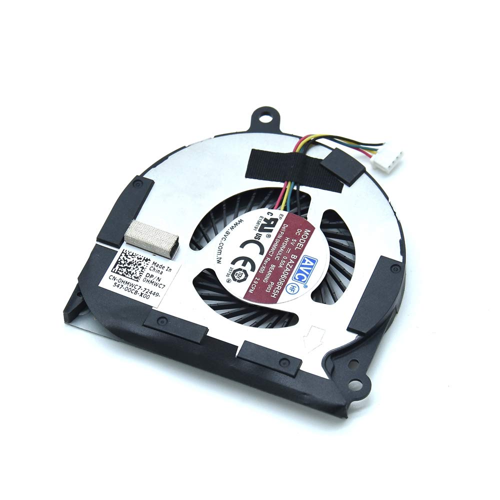 BAY Direct Replacement CPU Fan for Dell Latitude E7450 Series Compatible Part Number: HMWC7 0HMWC7 CN-0HMWC7 DC28000F5SL