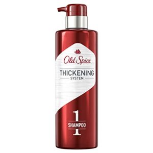 old spice hair thickening shampoo for men, infused with biotin, step 1, 17.9 fl oz