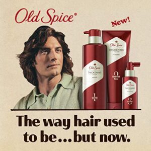 Old Spice Hair Thickening Shampoo for Men, Infused with Biotin, Step 1, 17.9 Fl Oz