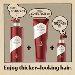 Old Spice Hair Thickening Shampoo for Men, Infused with Biotin, Step 1, 17.9 Fl Oz