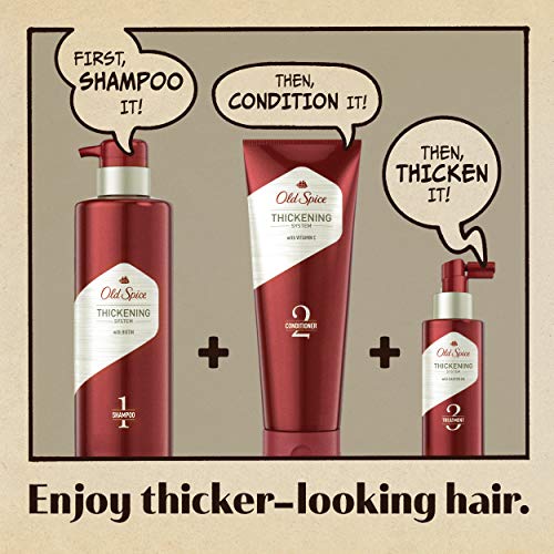 Old Spice Hair Thickening Conditioner for Men, Infused with Vitamin C, Step 2, 10.9 Fl Oz