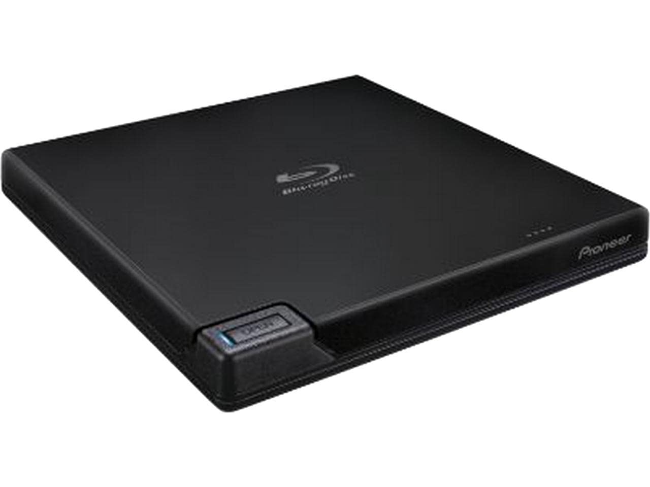 Pioneer Electronics BDR-XD07B 6x Slim Portable USB 3.0 BD/DVD/CD Burner Supports BDXL & M-Disc Format with CyberLink Software, Black